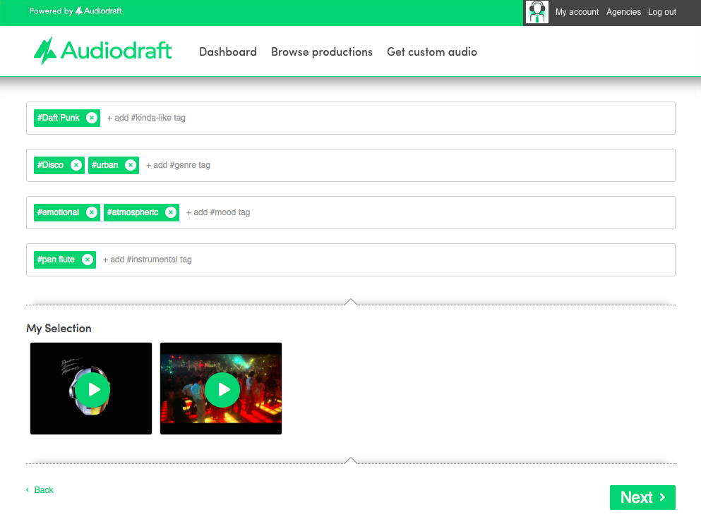 Audiodraft, The Music Supervisor At Your Service | Audiodraft